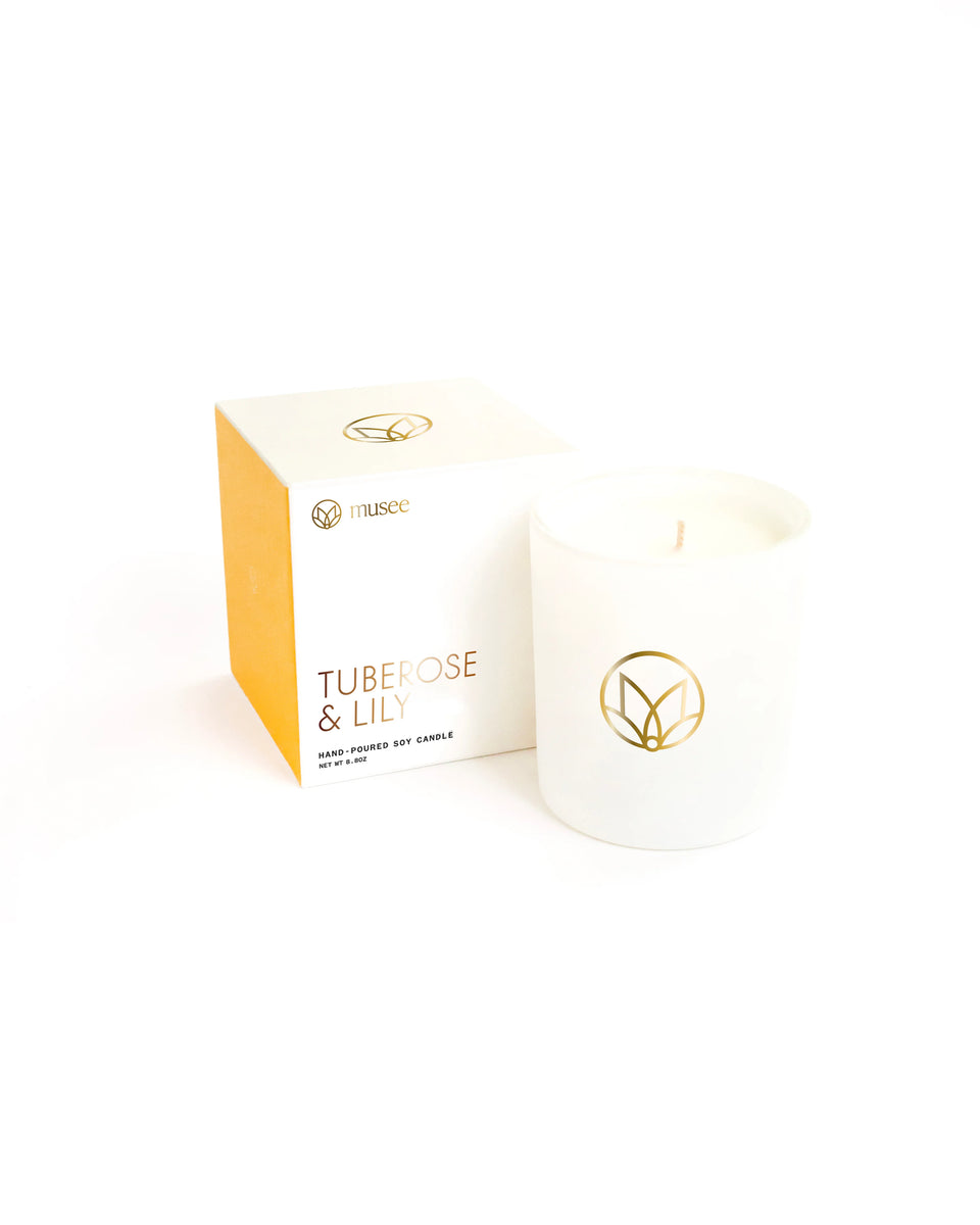 Musee Tuberose & Lily Soy Candle – WEE the People